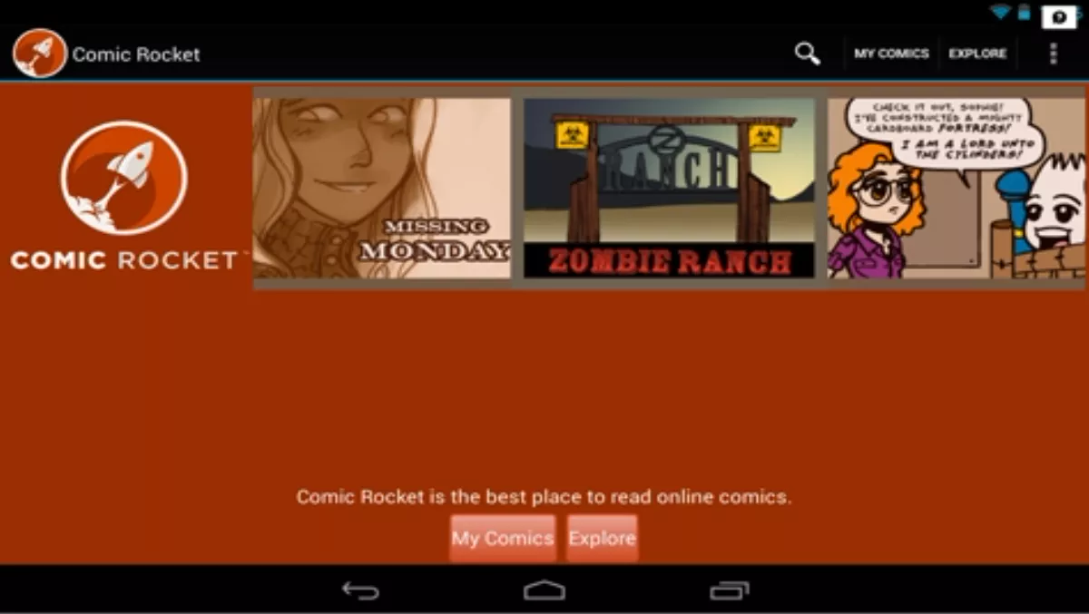 Android App Review: Comic Rocket webcomic reader